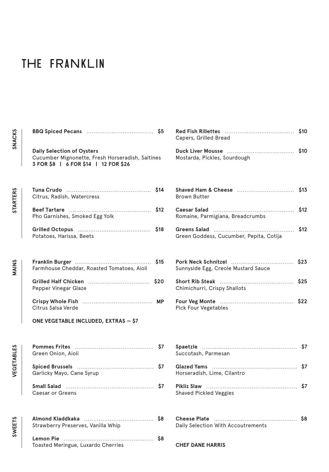 Marigny restaurant the Franklin returns after revamp | Food Restaurants ...