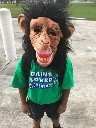 Bains Lower Elementary School Halloween fun extends to carpool line ...