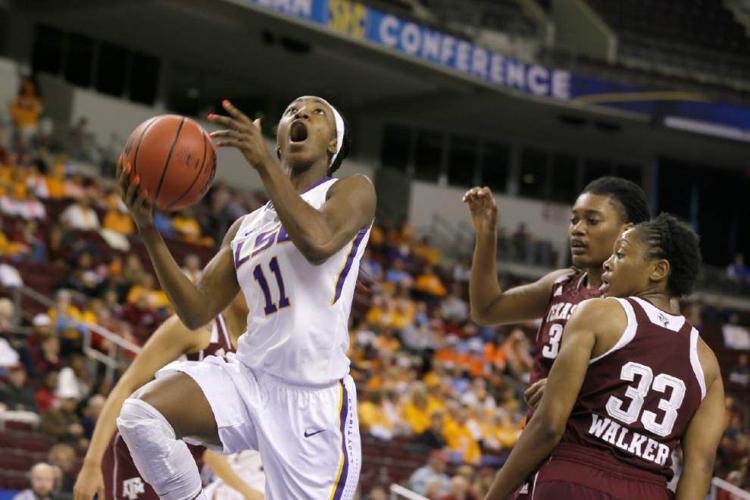 Back in the NCAA tournament and back at home, LSU’s Raigyne Moncrief ...