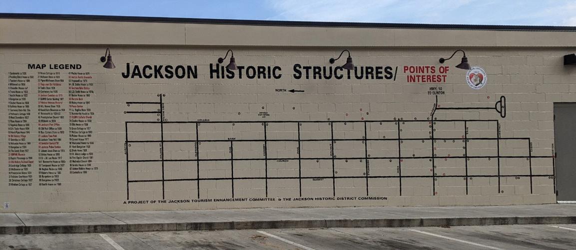 Map of Jackson returns after building owners painted over the landmark ...