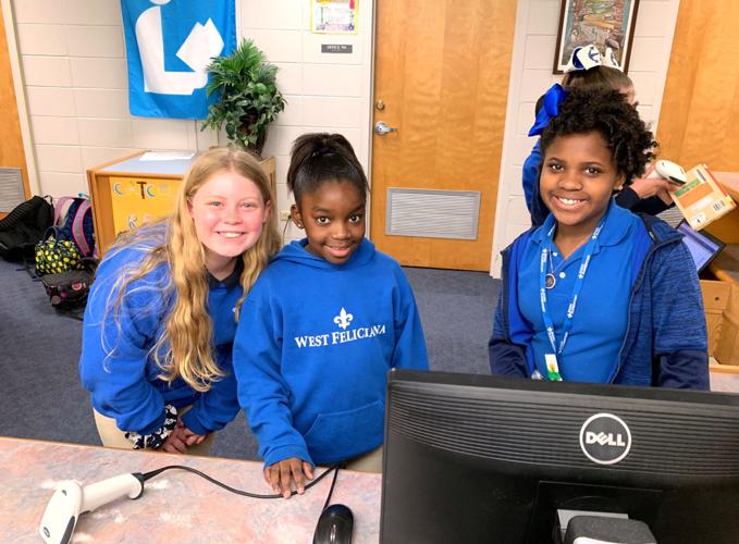 Bains Elementary School learn leadership skills through library service ...