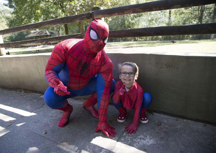 Photos: Children trick or treat among the not-so-scary wild things in ...