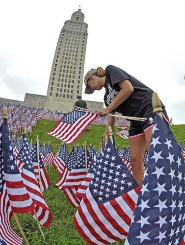 Photos: 11,000 flags planted downtown to commemorate Louisiana’s war ...