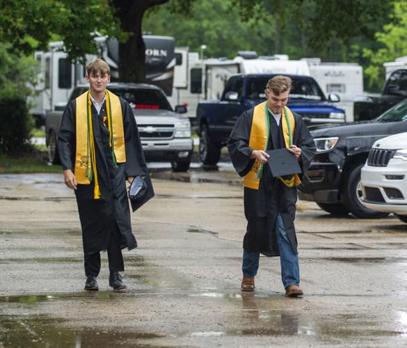 Rain can't stop St. Amant High graduation traditions | Ascension ...