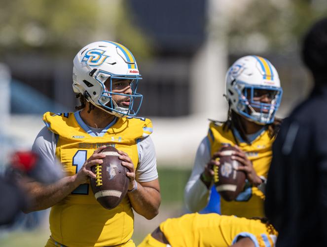 Southern football, Marshall Faulk have 1st spring practice | Southern ...