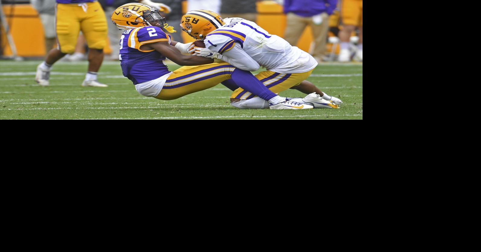 LSU defensive backs show up, shine in spring game with three ...