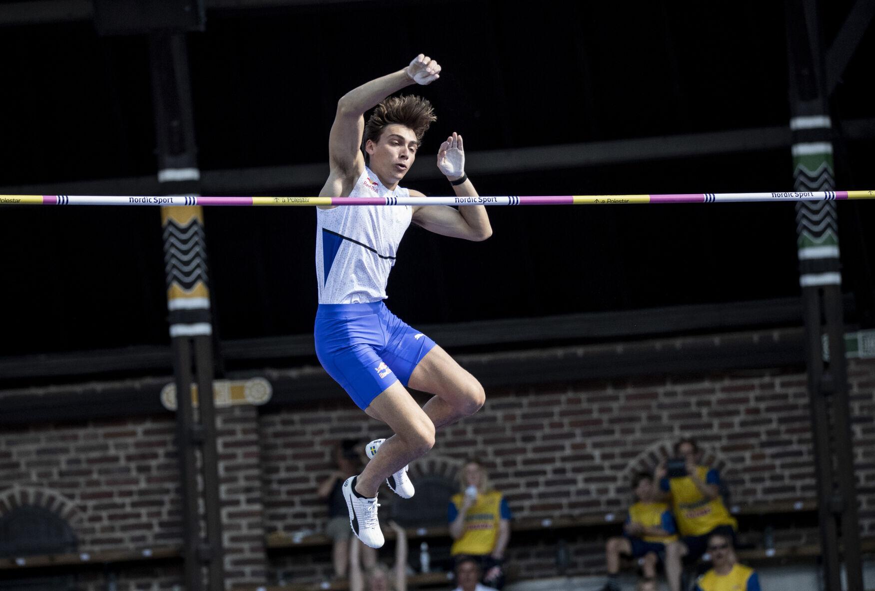 Armand Duplantis still on top of the world. Former LSU pole vaulter ...