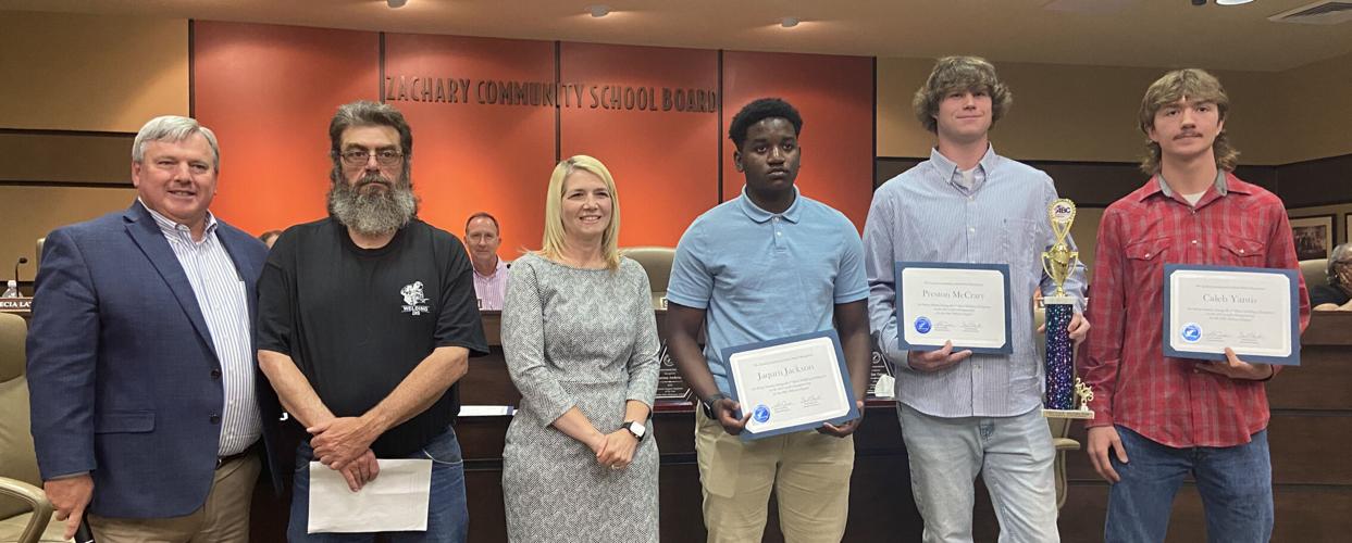 Students, employees honored for accomplishments by Zachary School Board ...