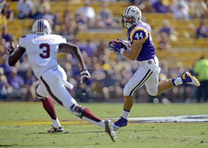 'Bright as a whip,' LSU fullback J.D. Moore returns 100 percent from ...