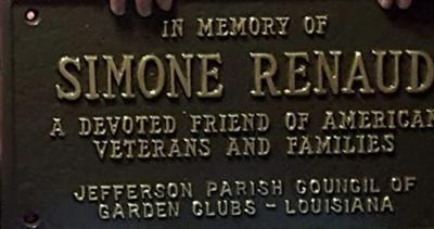 Frenchwoman honored with Garden Club plaque | | theadvocate.com