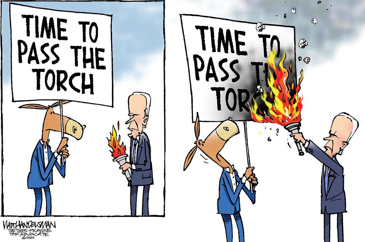 Will Joe Biden pass the torch | Walt Handelsman | theadvocate.com
