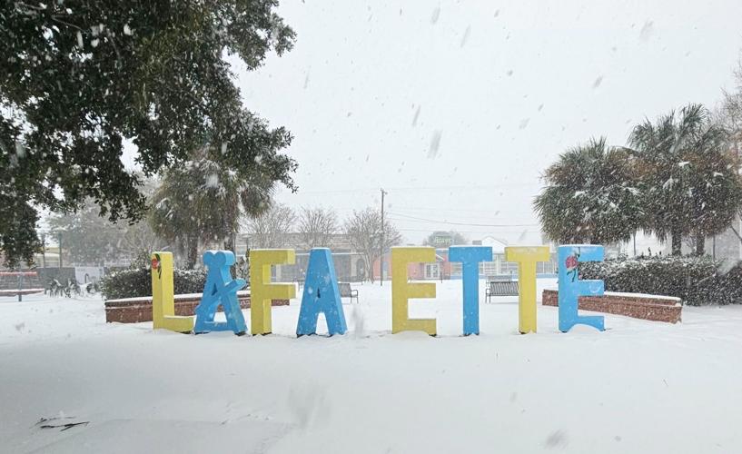 See photos of snow in parts of Acadiana, Lafayette, LA. | Weather ...