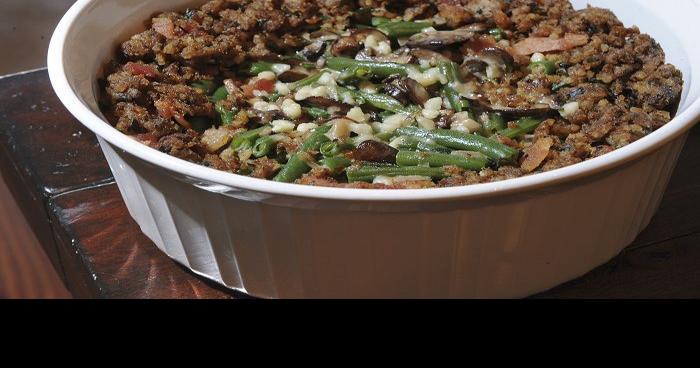 Crispy Boudin Green Bean Casserole | | theadvocate.com