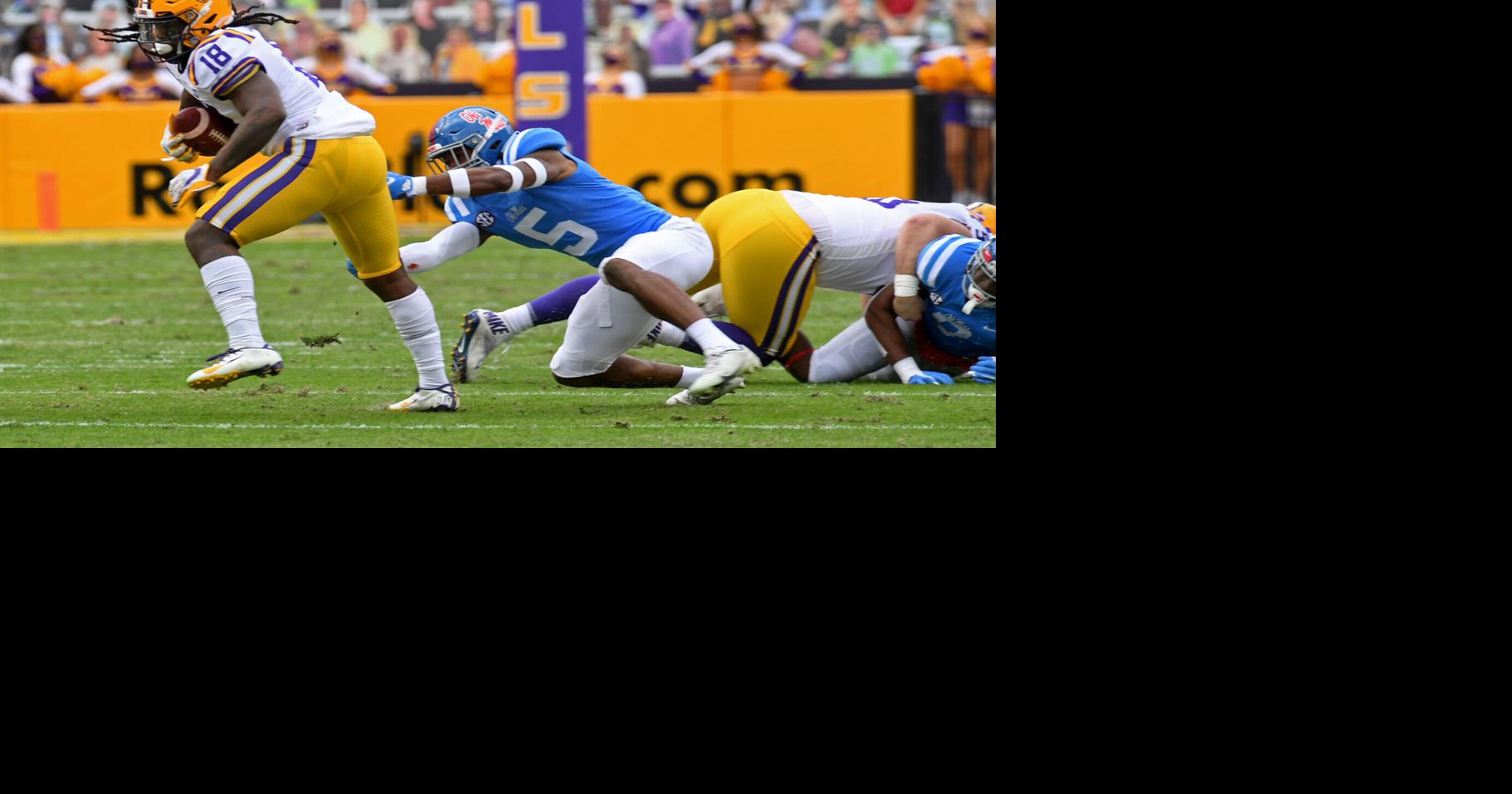 LSU running back Chris Curry has entered the NCAA transfer portal | LSU ...