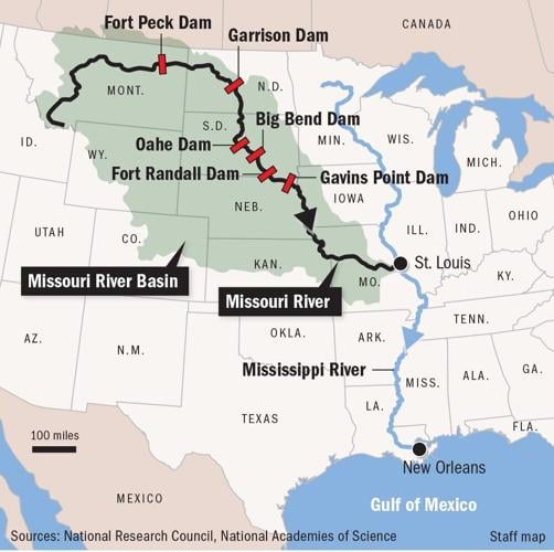Why opening Missouri dams won't help LA saltwater wedge | Environment ...