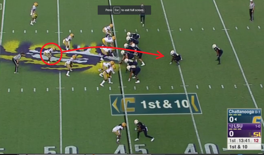 LSU Film Room: How Drake Davis got so open, another Aranda scheme tweak ...