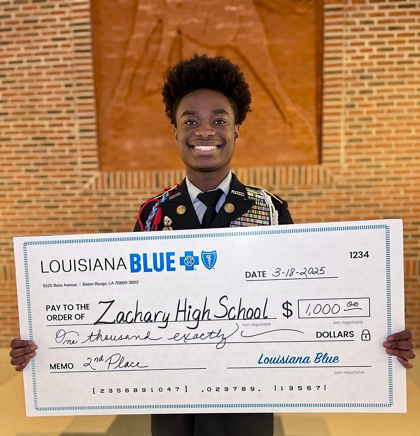 ZHS senior Kaymin Hardnett finishes second in Crime Stoppers PSA ...