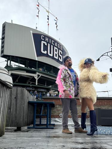 Austin Huff wears Kim Mulkey jacket to Chicago Cubs game ...