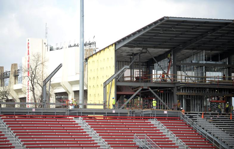 Photos: New UL-Lafayette baseball grandstand construction continues as ...