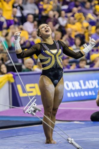 Heading to the SEC championship meet, gymnast Ashleigh Gnat is LSU's ...