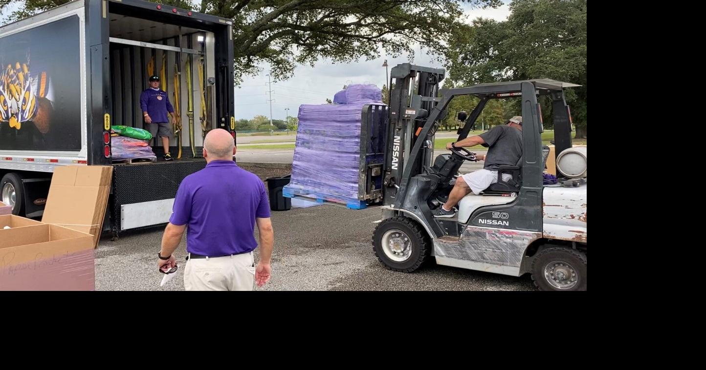LSU athletic department collects relief donations for southwest ...