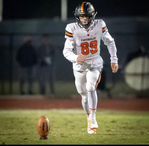 Punters Dawson Lee of St. Michael, Catholic's Kylan Dupre eager for ...