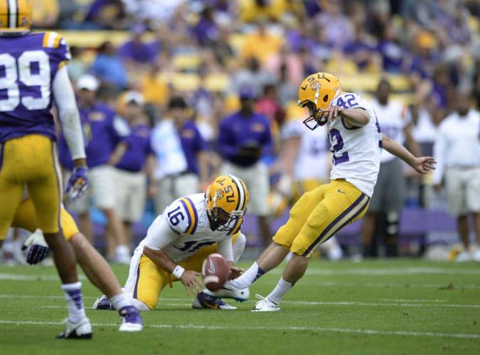 Colby Delahoussaye, Trent Domingue chasing LSU’s field goal kicker job ...