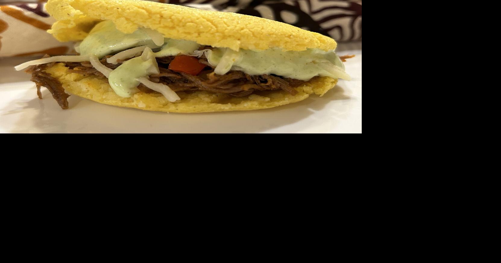 David Gomez in Lafayette makes arepas with carne mechada | Food/Recipes ...