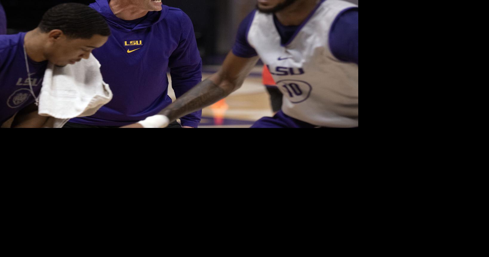 Photos: LSU's men's basketball team takes the court for practice ...