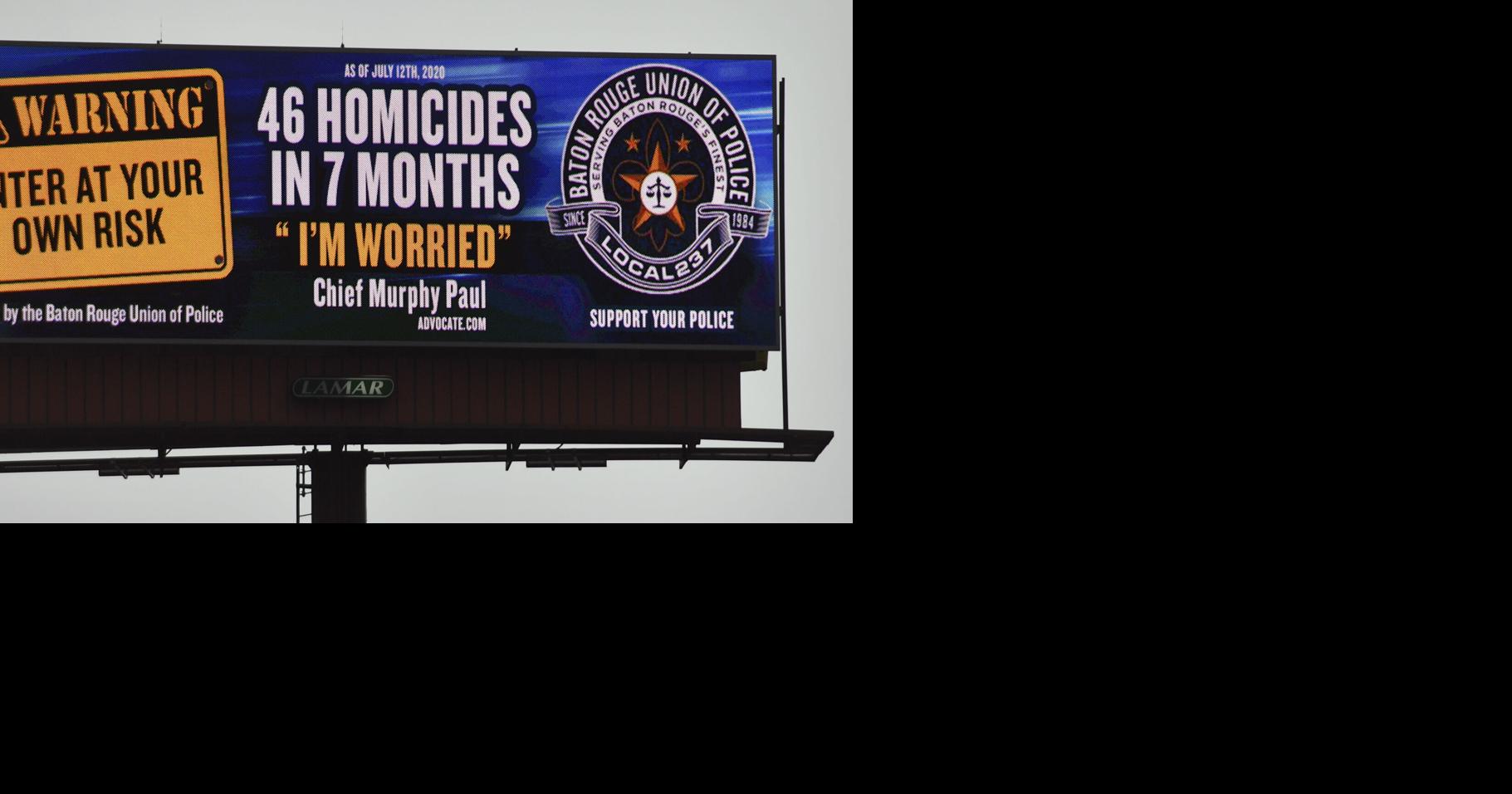 Enter Baton Rouge 'at your own risk' due to high homicide rate, BRPD ...