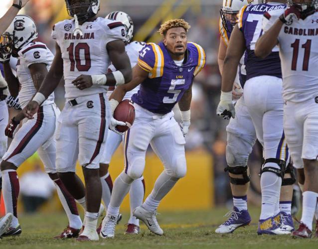 LSU's Derrius Guice runs for murdered father, hard-working mom, hard ...