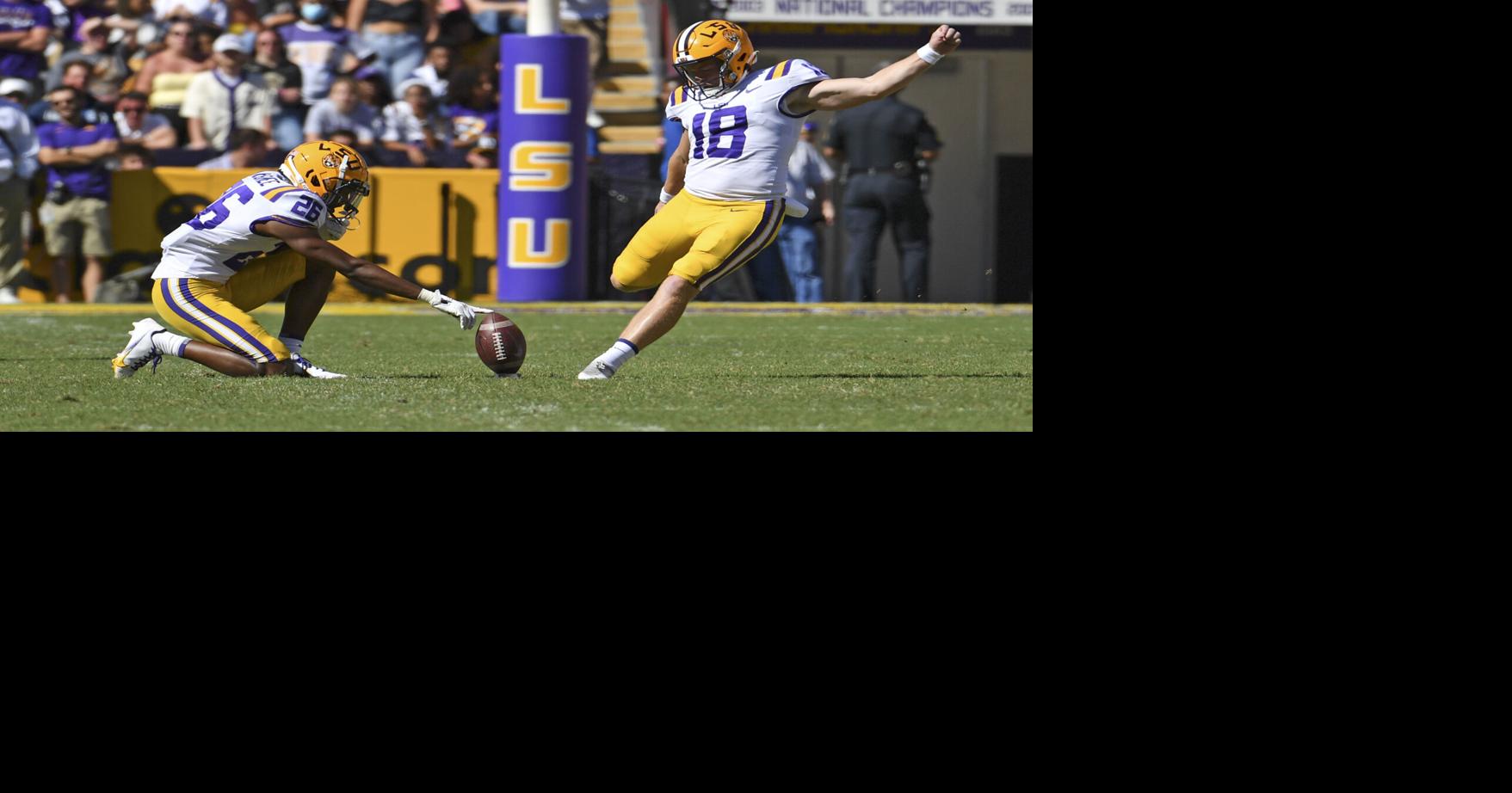 LSU football players Avery Atkins, Liam Shanahan and Cade York named to ...