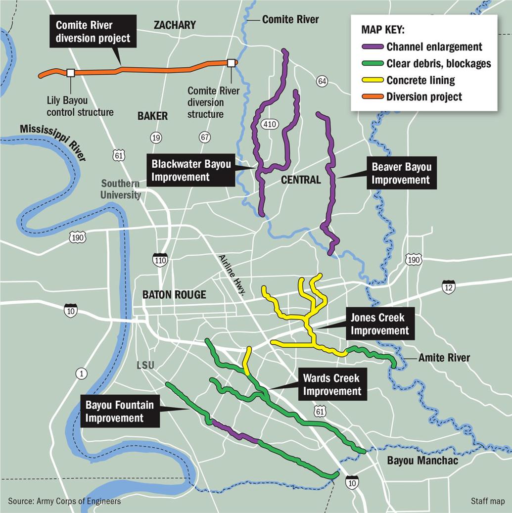 As downstream parishes watch, Corps reanalyzes expected impact of Baton ...