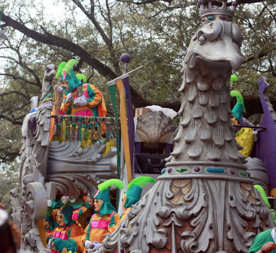 mardi gras rex float