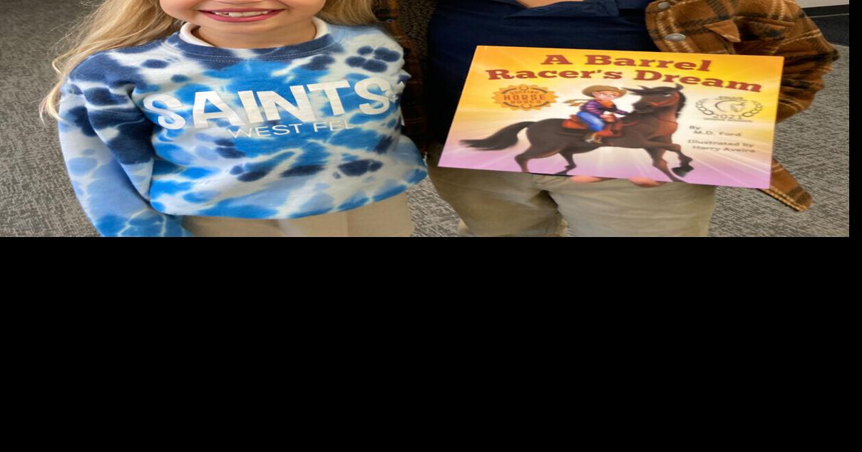Bains Elementary third grader surprises younger sister with story about ...