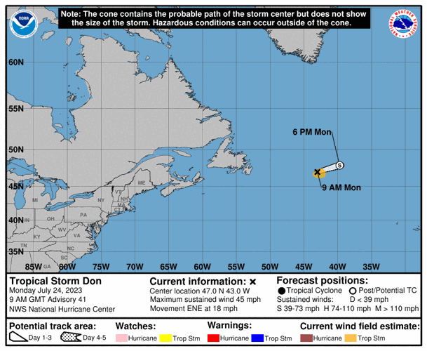 Tropical Storm Don among longest lasting systems in history | Hurricane ...