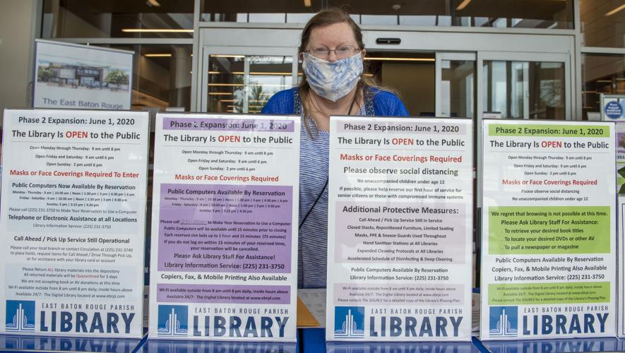 East Baton Rouge Parish libraries reopen doors, but with safety ...