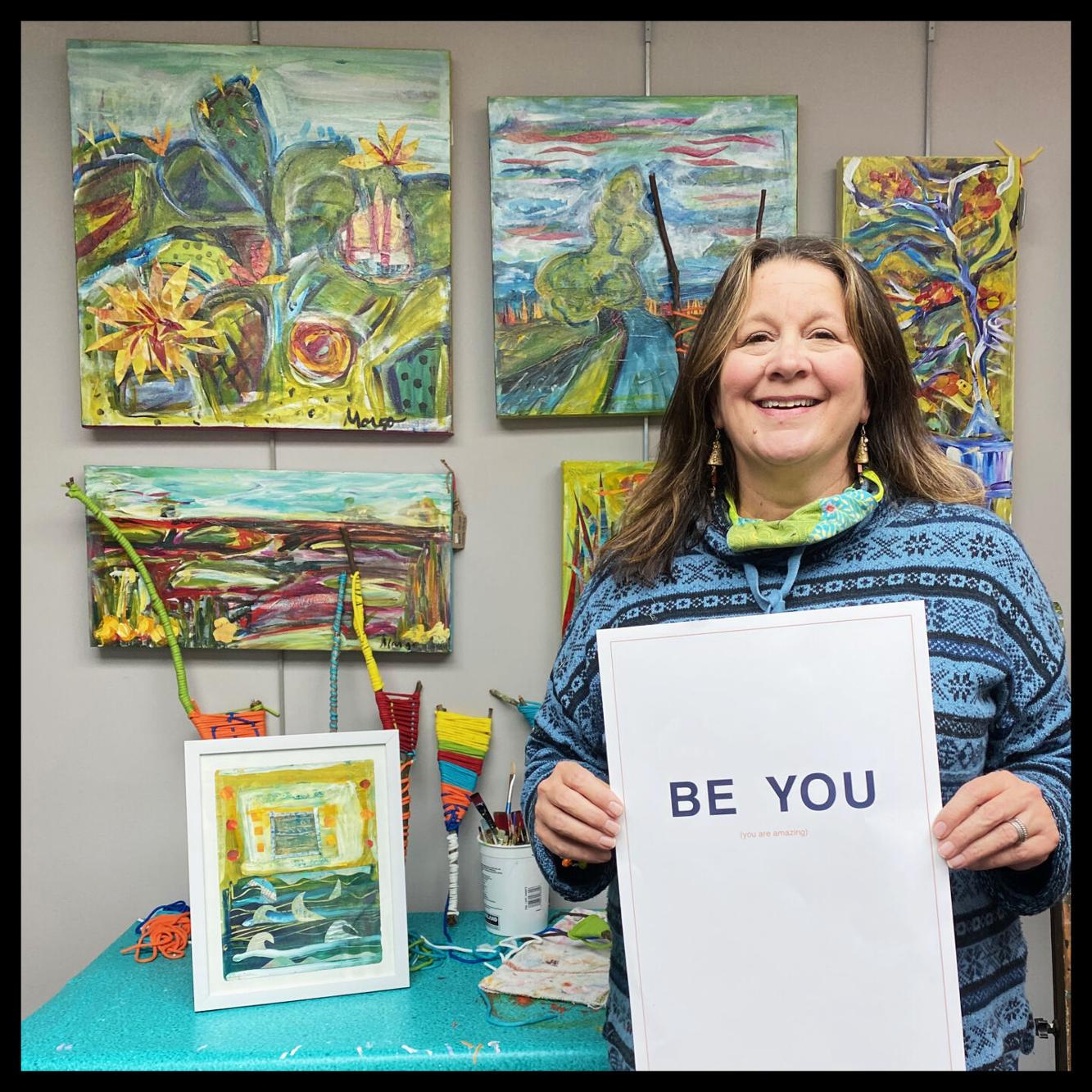 Be You: Margo Baker delights in teaching, sharing artwork ...
