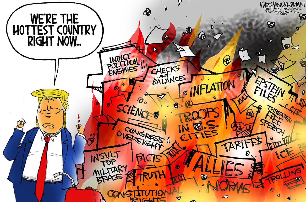 Trump's hottest country Cartoon | Walt Handelsman | theadvocate.com