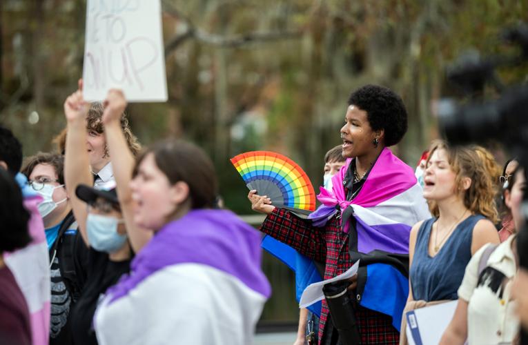 Students, staff protest Chloe Cole transgender skeptic UL | Education ...