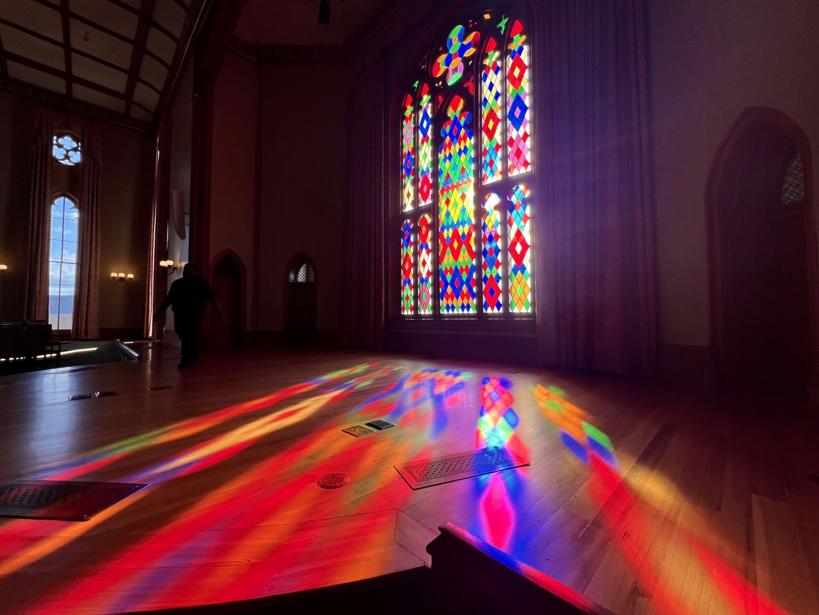 Photos and video of Old State Capitol's stained glass window | Photos ...