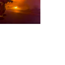 Car catches fire on Interstate 10 while crawling through traffic, BRFD ...