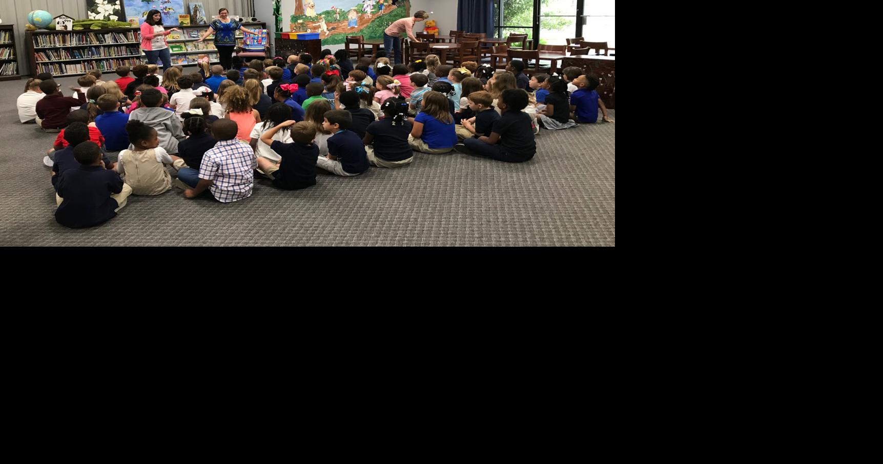 Bains Lower Elementary School students receive West Feliciana Library ...