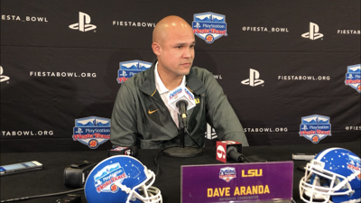 LSU's Dave Aranda talks defensive depth, his future with the Tigers ...