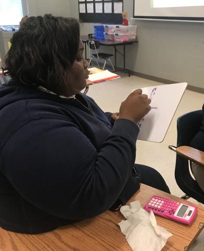 WFHS advanced math teacher Juliana White prepares students for tests ...