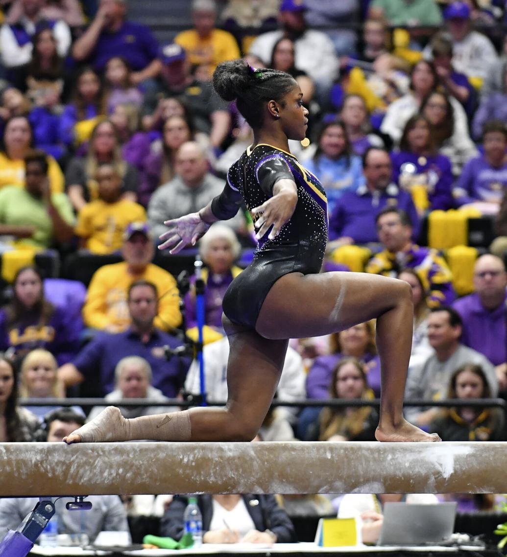 LSU gymnastics team gets second-highest score of season in four-way ...