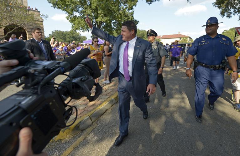 Photos, Video: Watch as LSU football makes first march down Victory ...
