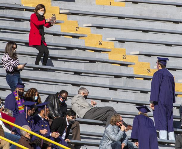 Despite the cold, and coronavirus, LSU graduates 1,966 at outdoor ...