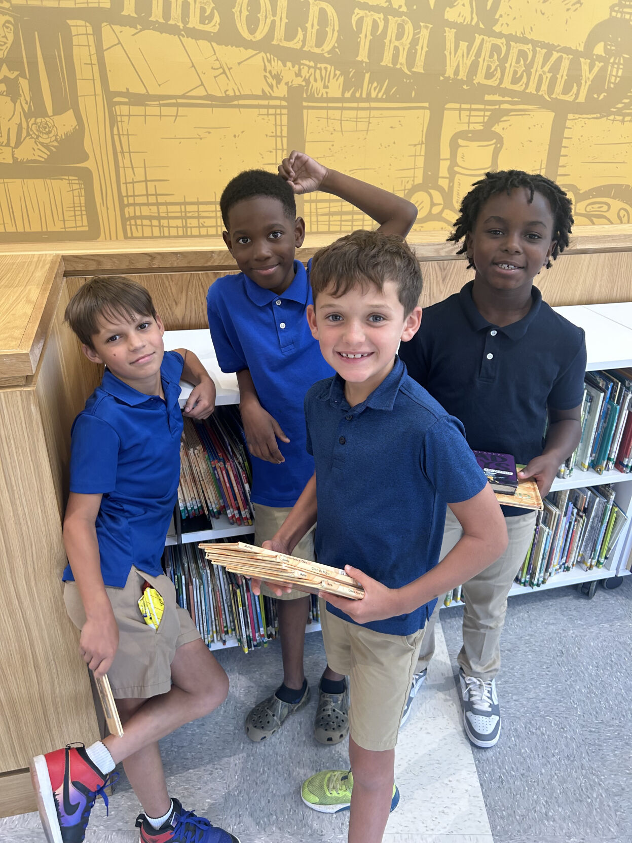 Bains Elementary library used at start of year | St. Francisville ...