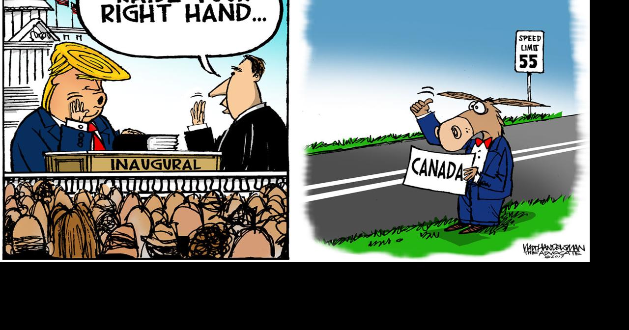 Walt Handelsman Trump Inaugural Opinion